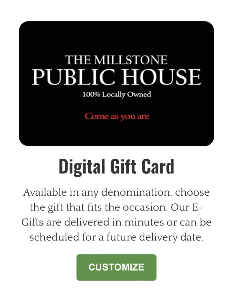 Unwrap Joy: Millstone Public House Introduces E-Gift Cards and an ...